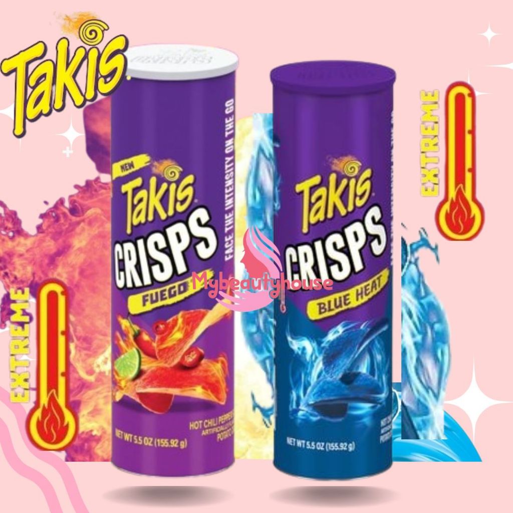 Jual Takis Fuego & Blue Geat Crisps 15 ct, 5,5 oz Tabung Sharing Spicy ...