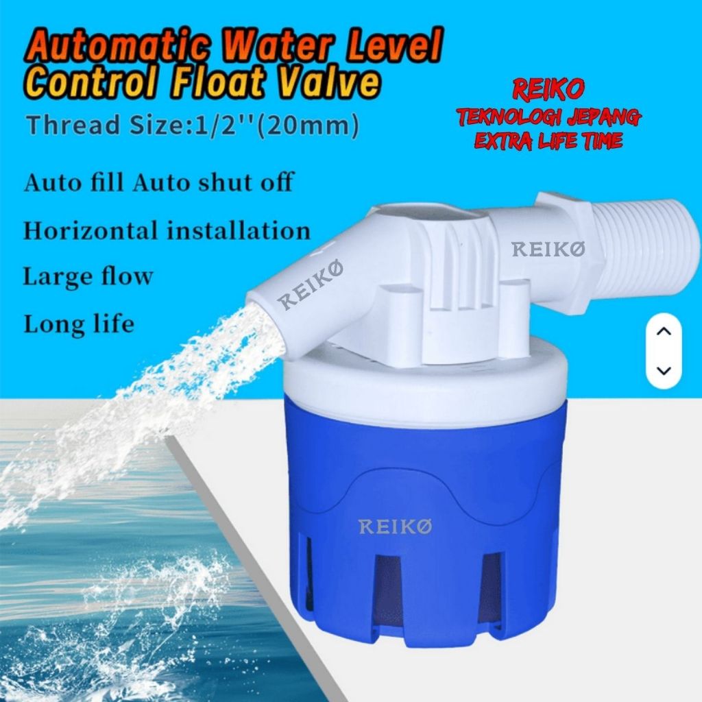 Jual Kran Otomatis Bak Mandi 1/2 3/4 Sensor Kran Tandon Air Pelampung ...