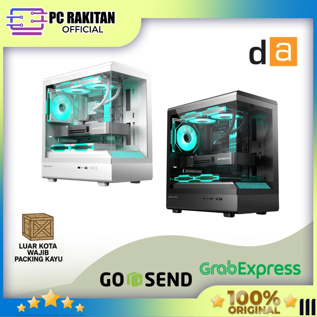 Jual DIGITAL ALLIANCE PC CASING SEAVIEW 240 MATX RGB BLACK / WHITE ...