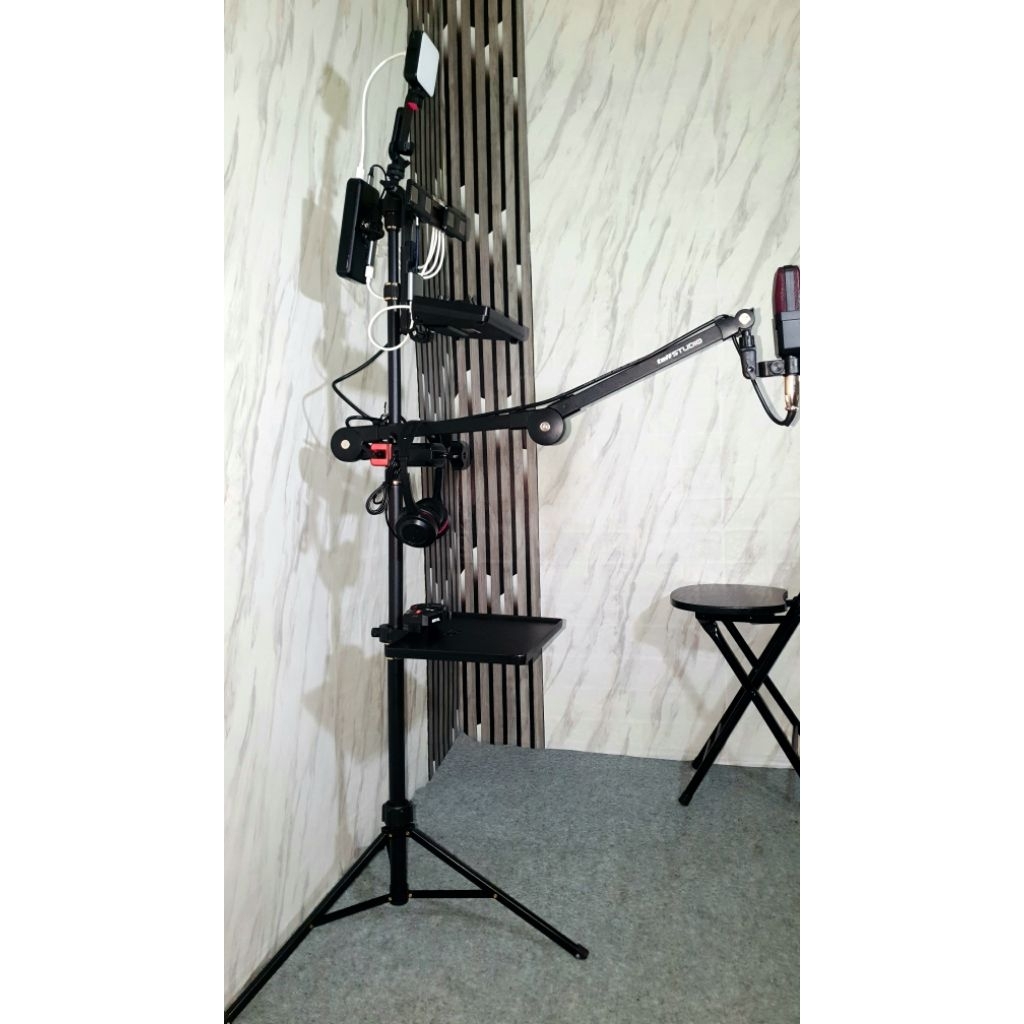Jual Alat Live Custom Lengkap Warna Hitam Plus Tempat Mixer | Shopee ...