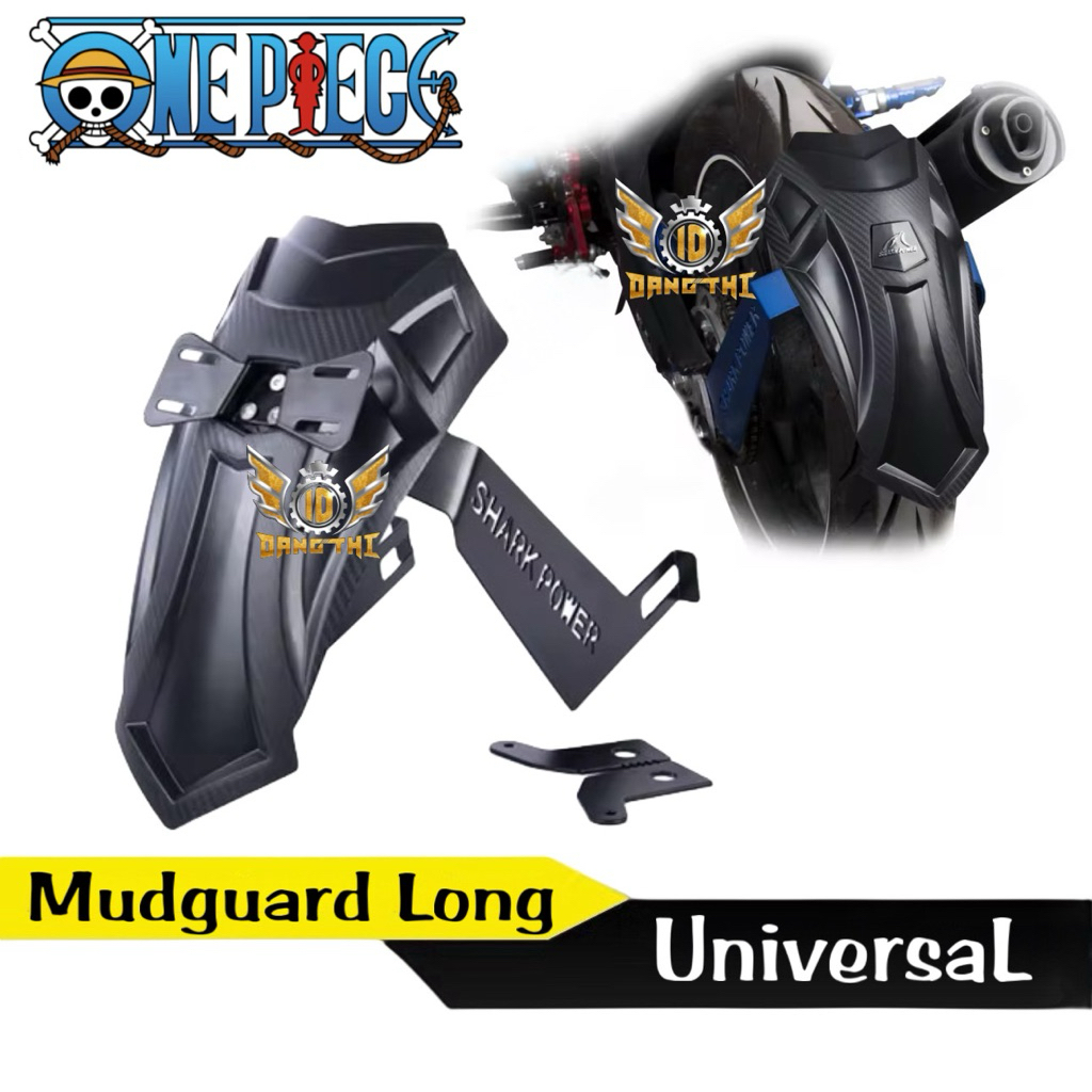 Jual Mudguard Panjang Shark Power Penahan Lumpur Moge Mud Guard Vixion ...