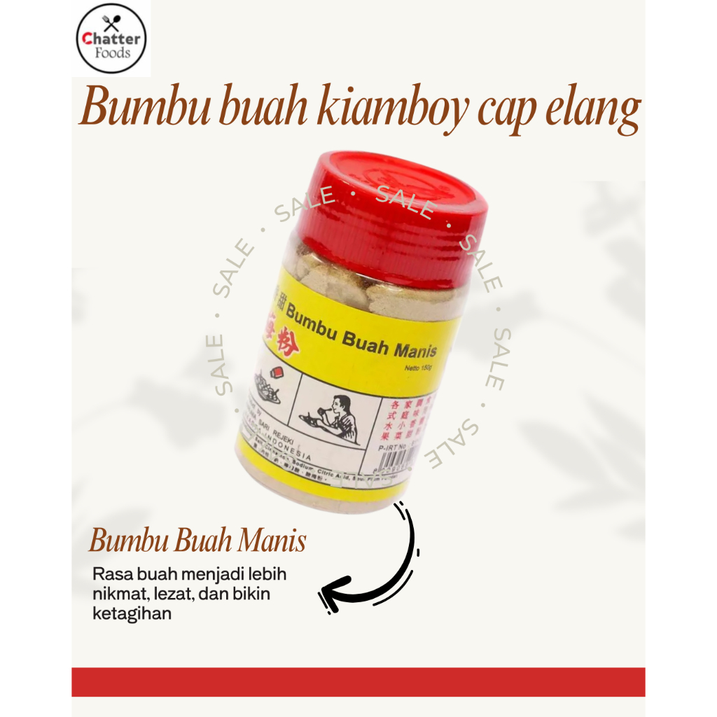 Jual Bumbu Buah Manis Cap Elang Botol 150gr / Garam Buah / Asam Buah ...