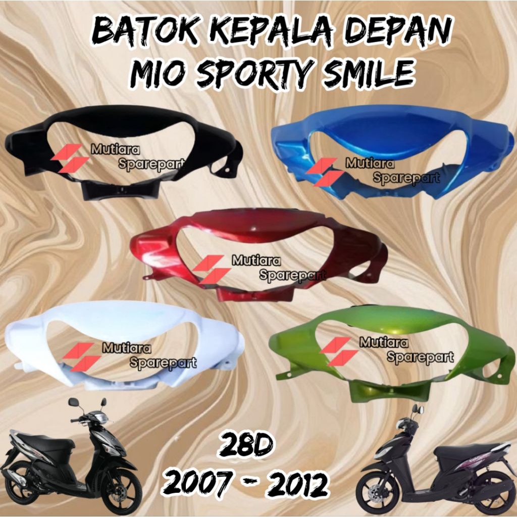 Jual Batok Kepala Totok Depan Motor Yamaha Mio Sporty Smile Tahun 2007 ...