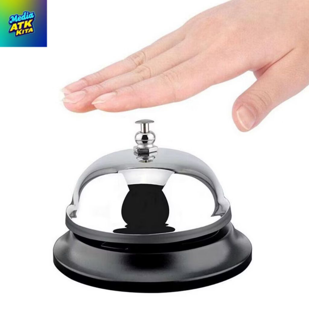 Jual Call Bell, Bell Panggilan Meja Kasir Stainless CB001 | Shopee Indonesia
