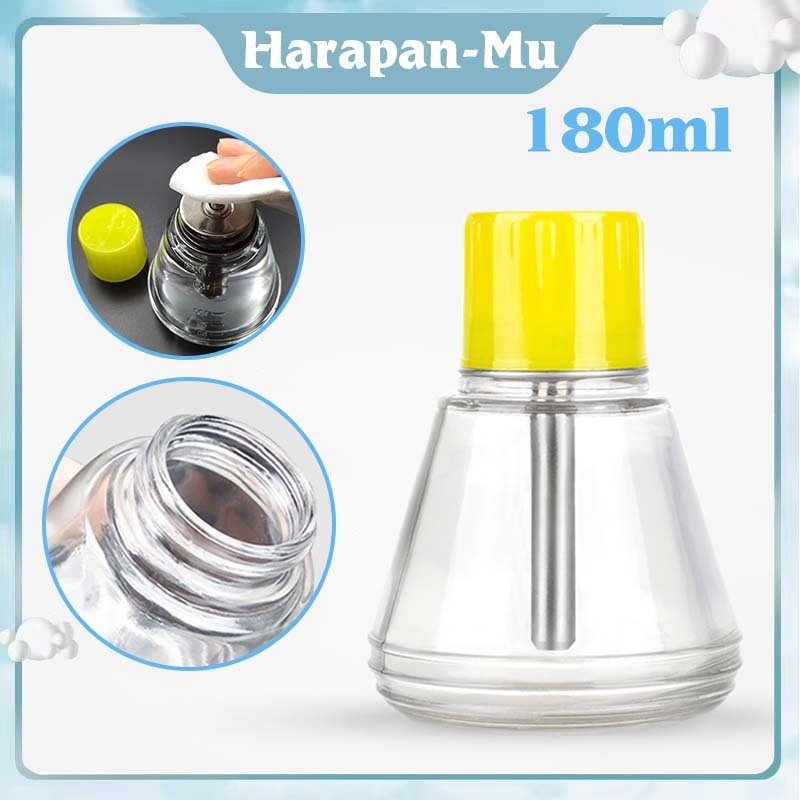Jual 180ML Botol Thinner Kaca Inti Tembaga / Tempat Cairan Anti Asam Dan Basa / Botol Thinner ...