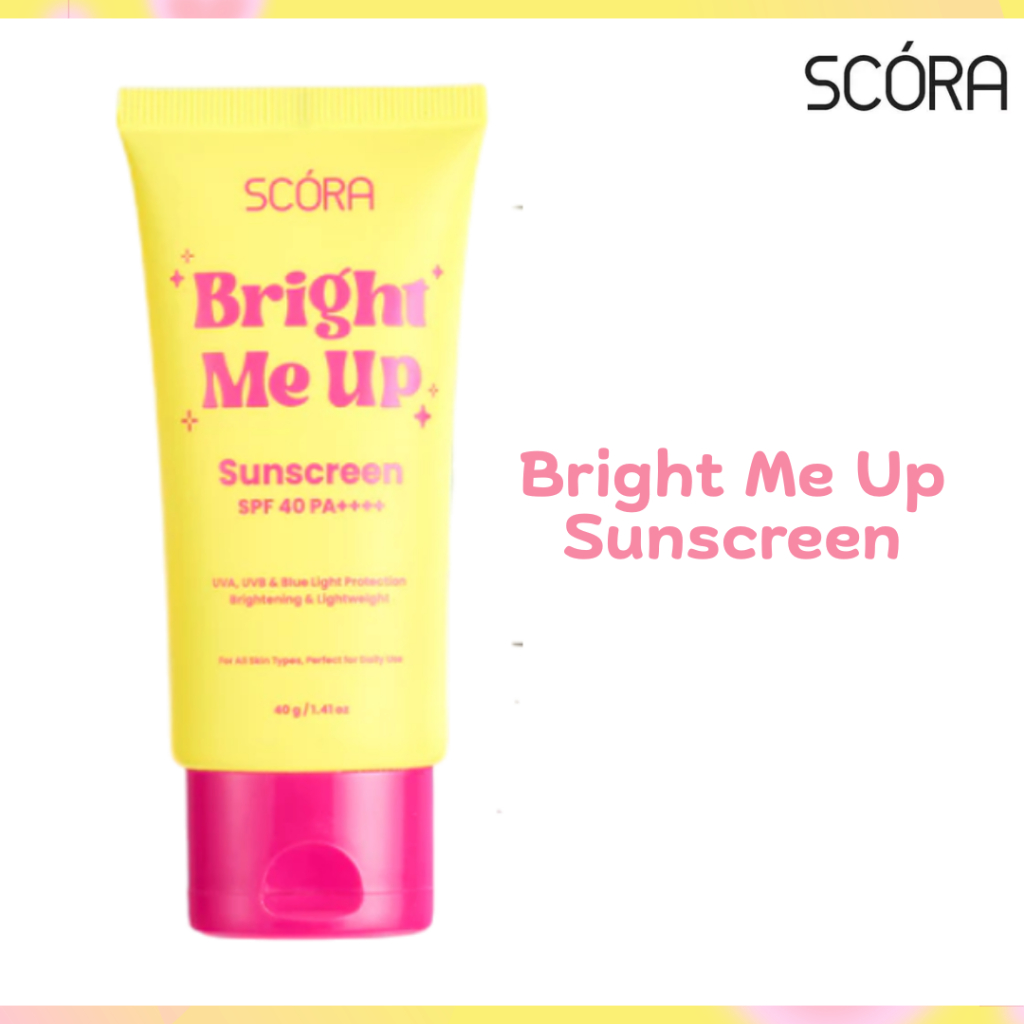 Jual Scora Bright Me Up Sunscreen SPF 40 PA++++ 40g/Tabir Surya ...
