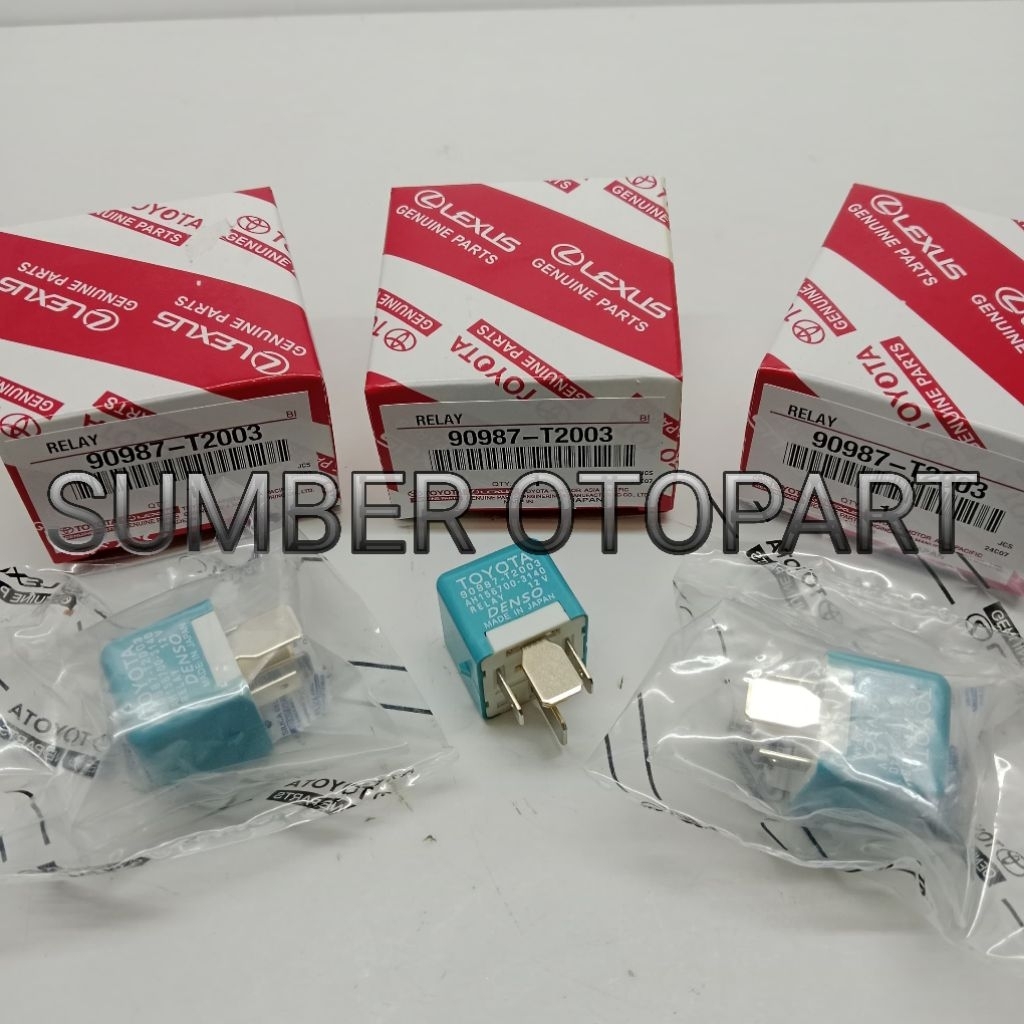 Jual Relay Lampu Relay 12 Kaki 5 Biru Toyota Innova Fortuner Avanza ...