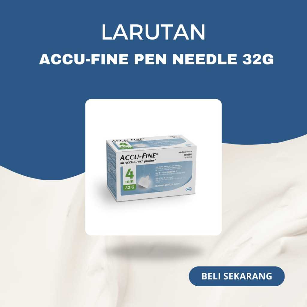 Jual Accu Fine Pen Needle 32G | Shopee Indonesia