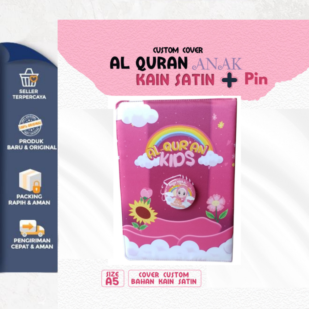 Jual RD - Cover Al-quran Anak + Pin Premium Hanya Cover saja Bisa ...