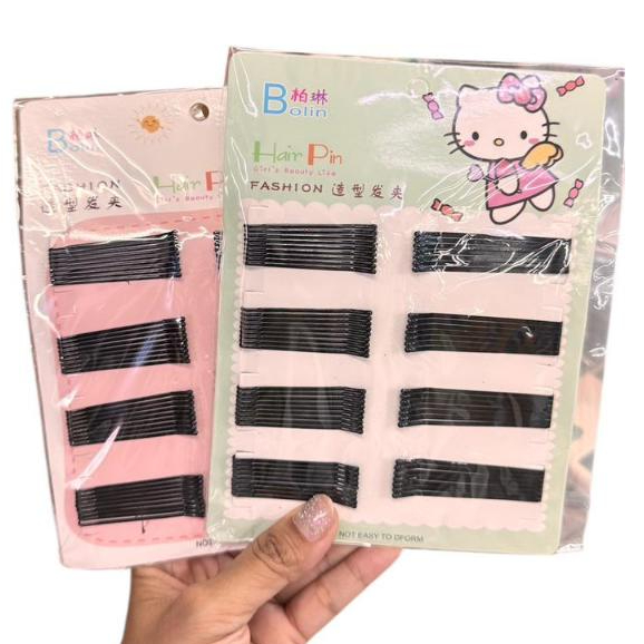 Jual 1Lembar Jepit Rambut Lidi Hitam Tebal /Hair Pin / Bobby Pin ...