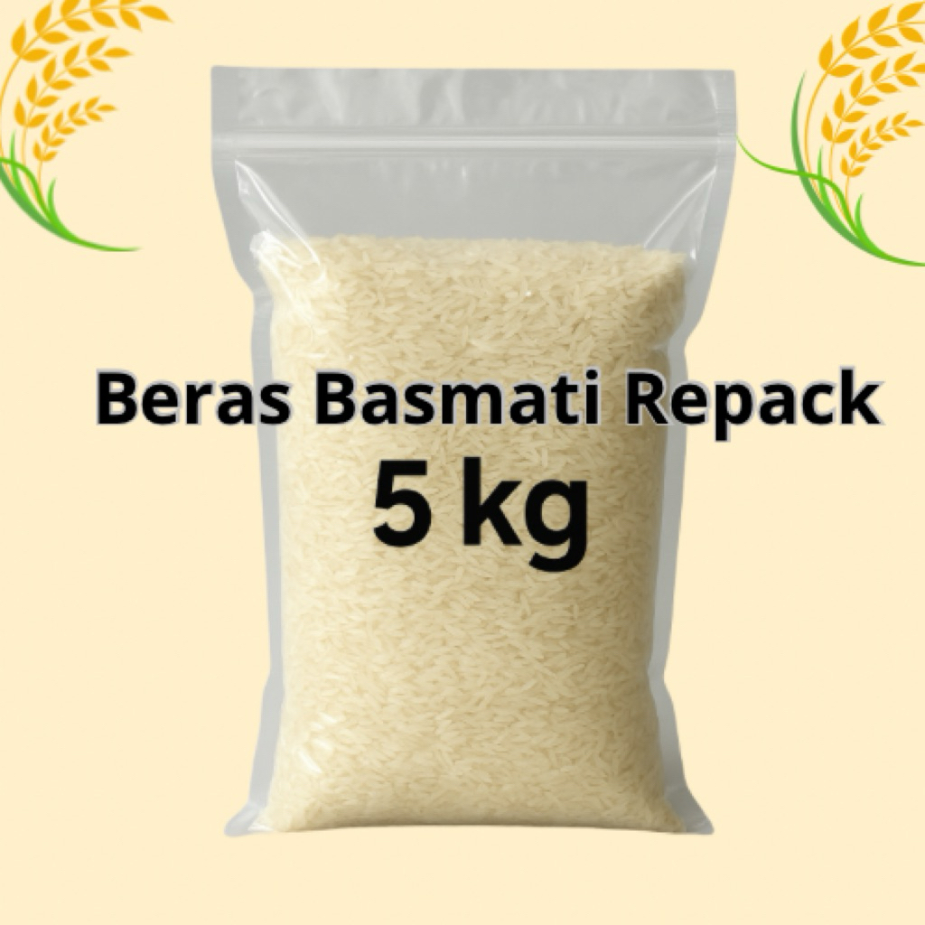 Jual Beras Basmati Alishan 1kg Merk Random, Long Rice Repack asli India ...