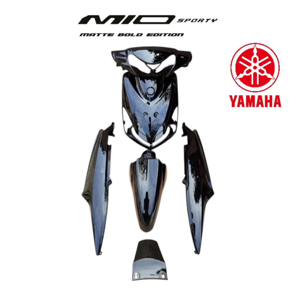 Jual Full Set Body Halus Yamaha Mio New Smile Hitam – Body Motor ...