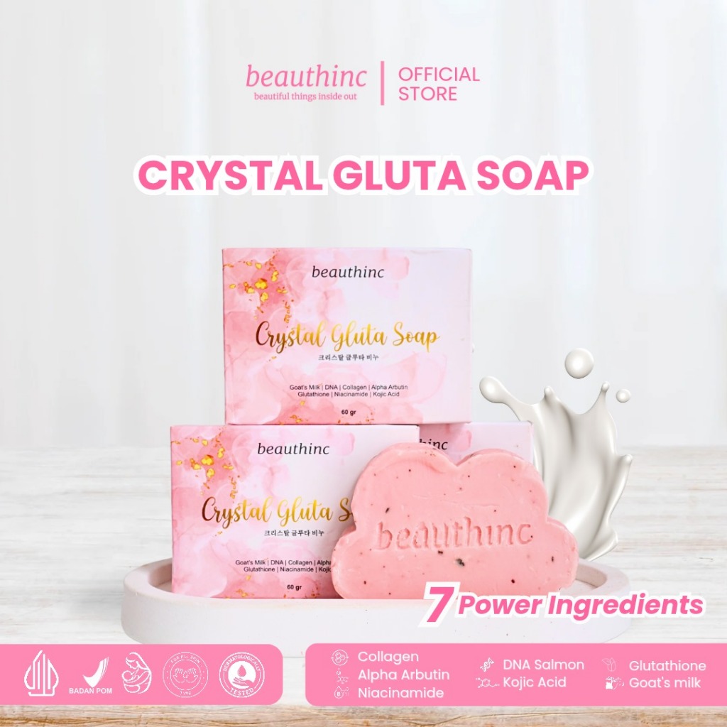 Jual 5 (PCS) Crystal Gluta Soap - Sabun Pencerah dengan Glutathione ...