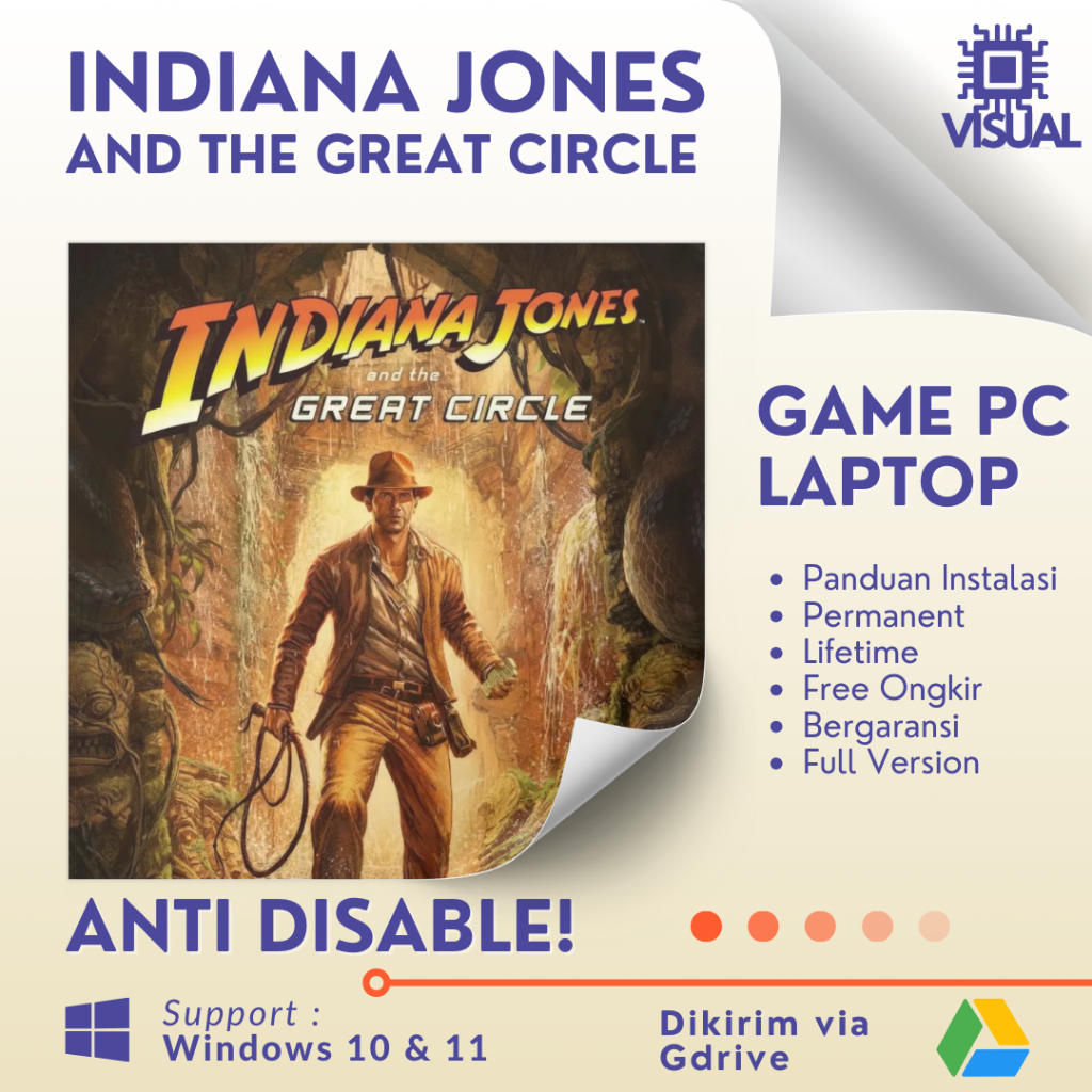 Jual INDIANA JONES AND THE GREAT CIRCLE | GAME PC | GAME LAPTOP | GAME ...