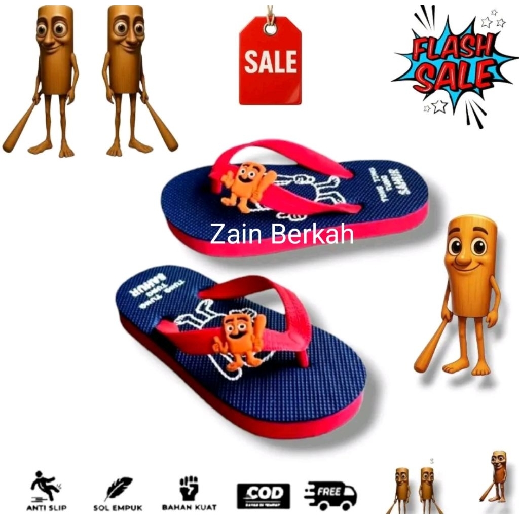 Jual Sandal Anak Laki Laki tung tung tung sahur sendal jepit anak ...
