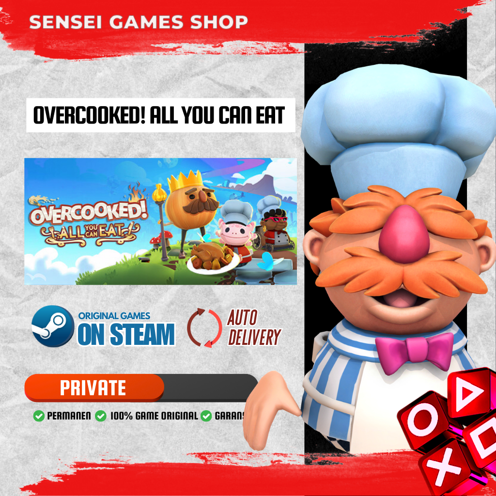 Jual [BONUS STEAM KEY] Overcooked! All You Can Eat / AUTO DELIVERY ...