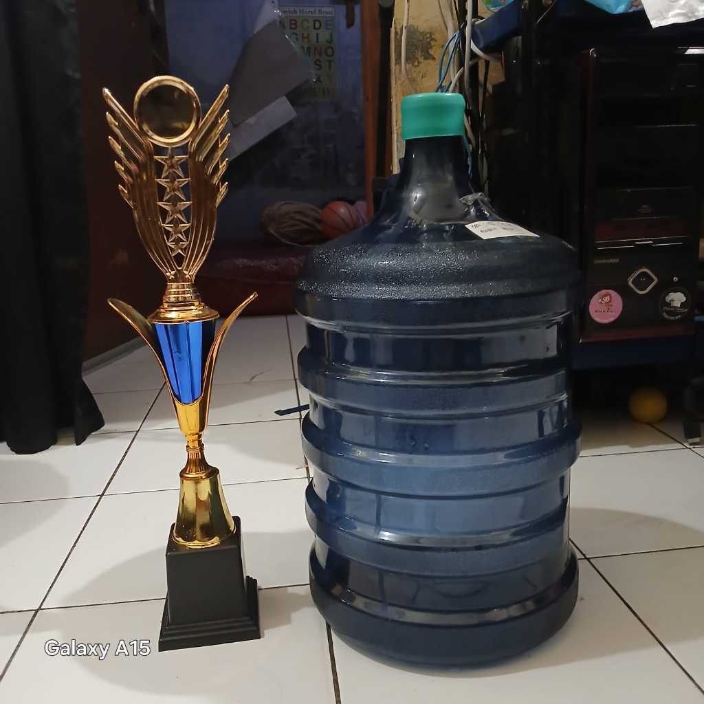 Jual Piala no 21 body biru bunga Lomba Juara 1234 (no 21 body biru ...