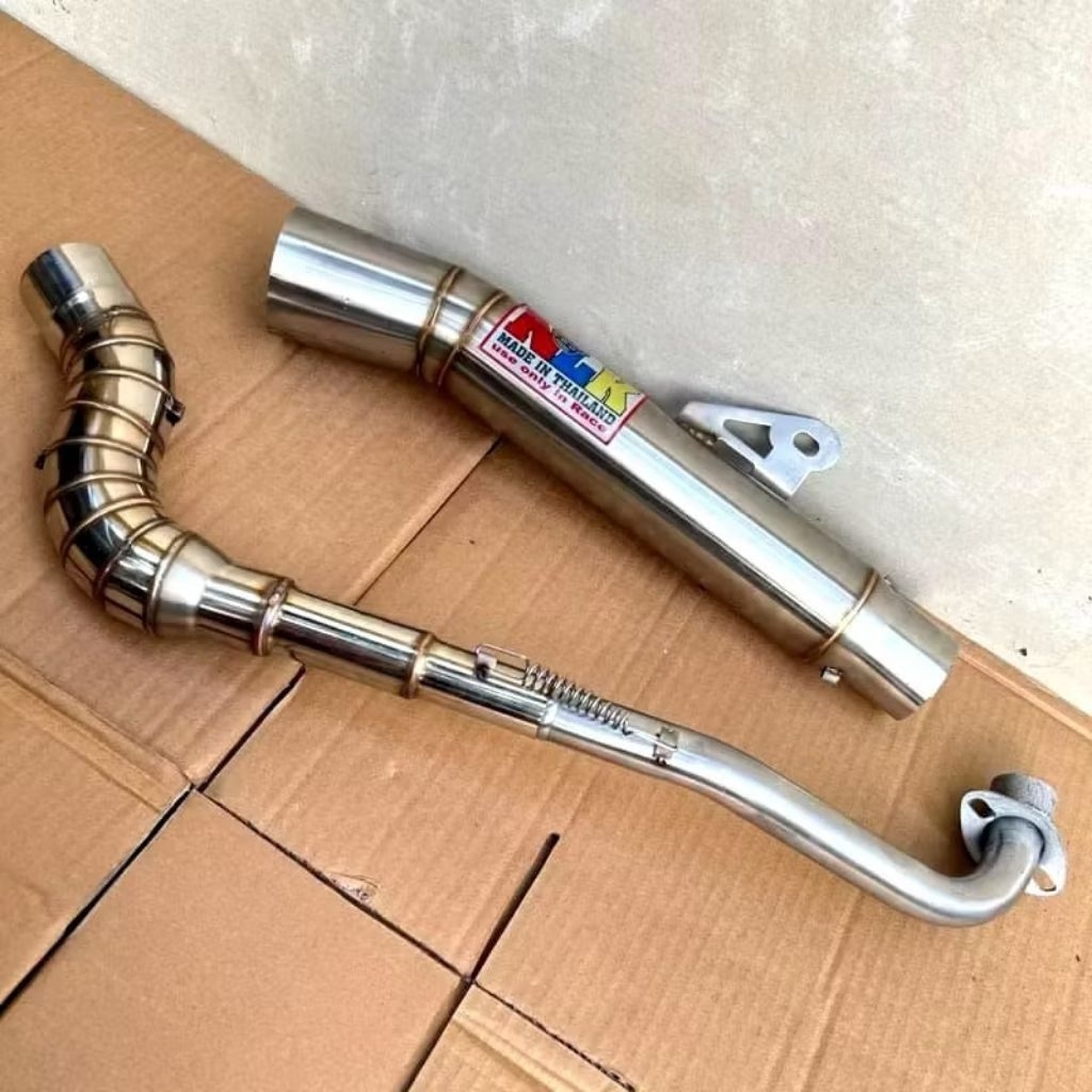 Jual 1set NLK tube power pipe wave xrm fury rusi smash pipe tmx skygo ...