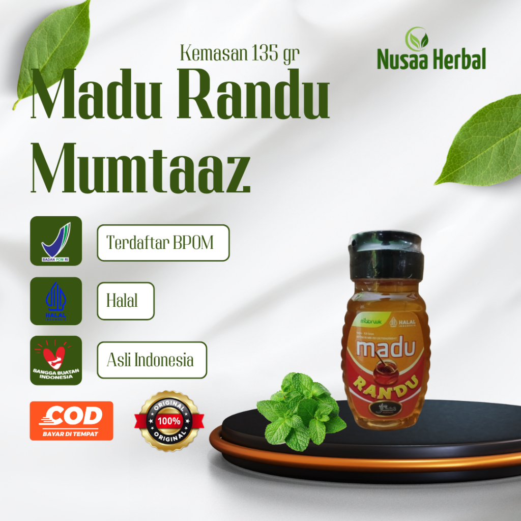 Jual Madu Randu Mumtaaz Mabruuk 135 gram | Shopee Indonesia