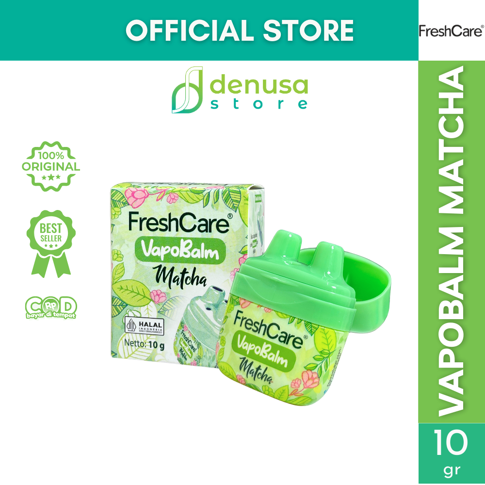 Jual DENUSA - FreshCare VapoBalm Matcha 10g | Balsem Inhaler Wangi ...