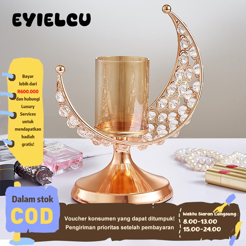 Jual Eyre Tempat Lilin Rumah Kristal Baru Tempat Lilin Malam Meja Lilin ...