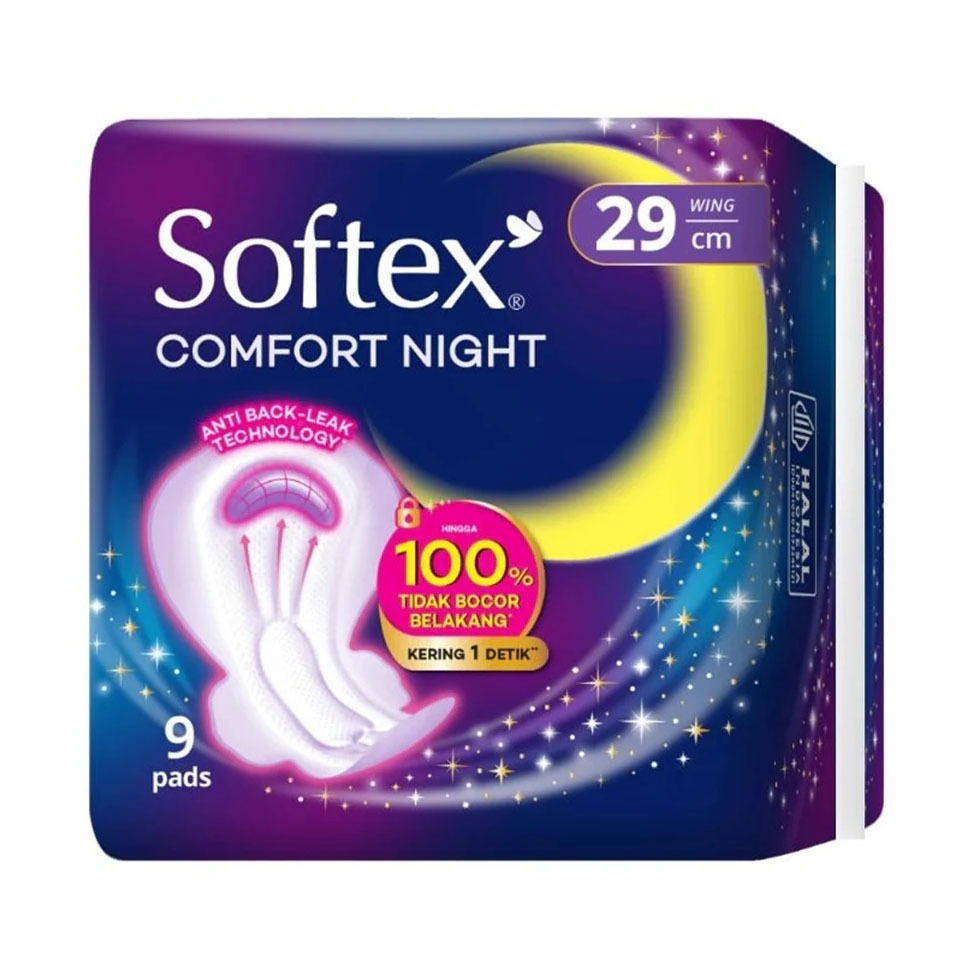 Jual Softex Comfort Night 29cm 9 pcs | Shopee Indonesia