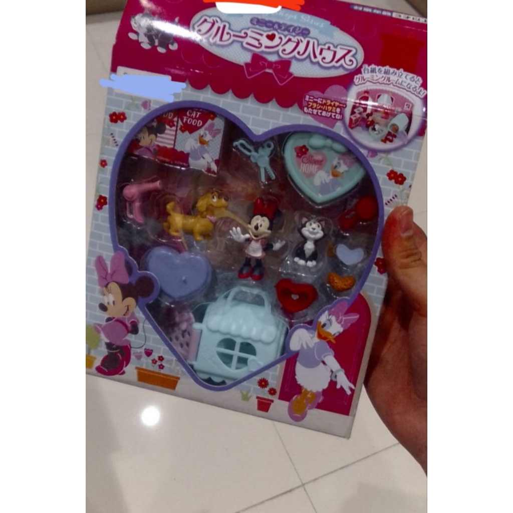 Jual mainan pet shop Toko hewan Disney Minnie mouse takara tomy playset ...