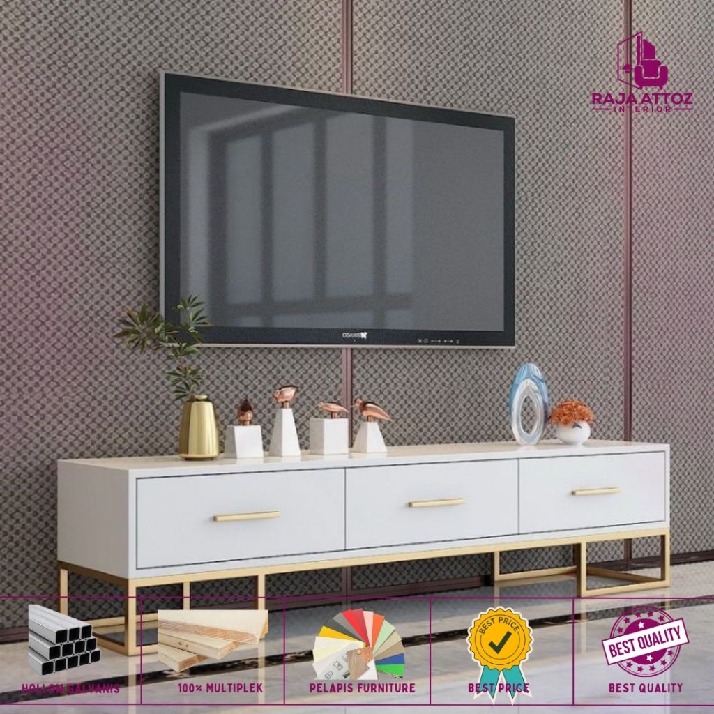 Jual Meja Bupet Tv Meja Simpel Industrial Minimalis | Shopee Indonesia