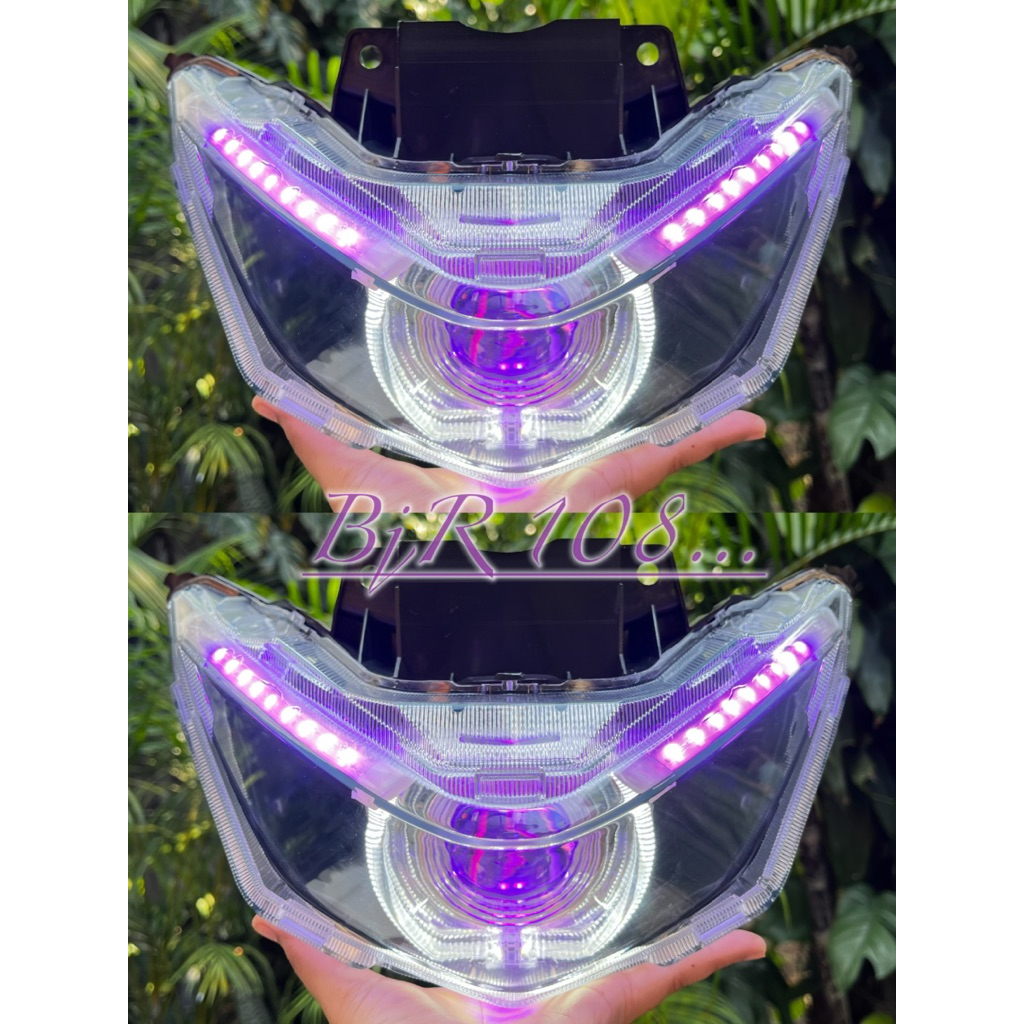 Jual Lampu depan reflektor beat deluxe gen 1 satu set biled dan alis ...
