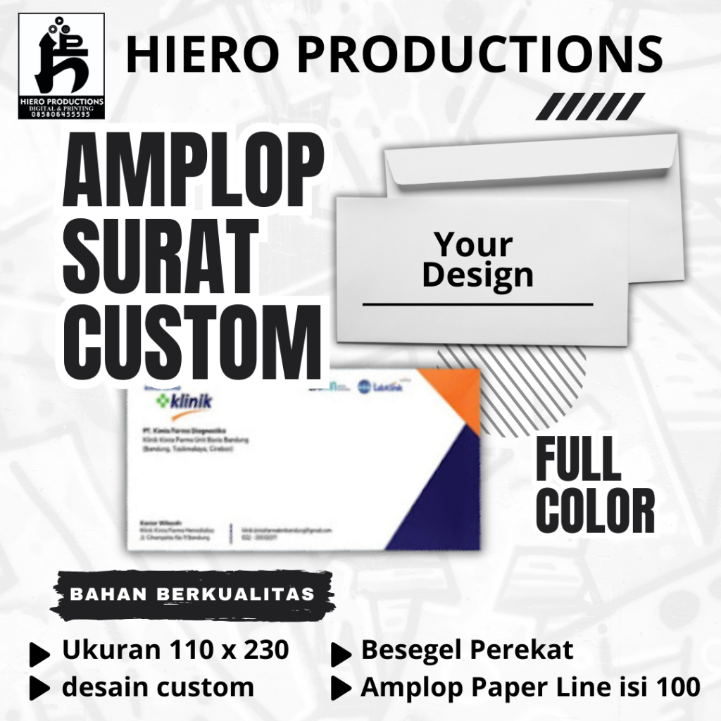 Jual CETAK AMPLOP PAPERLINE KOP SURAT CUSTOM MURAH | Shopee Indonesia