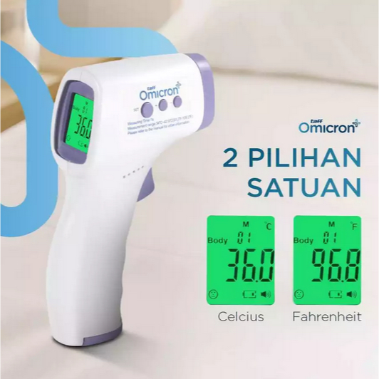 Jual Termometer Digital Pengukur Suhu Panas Tubuh Badan Sensor Otomatis ...