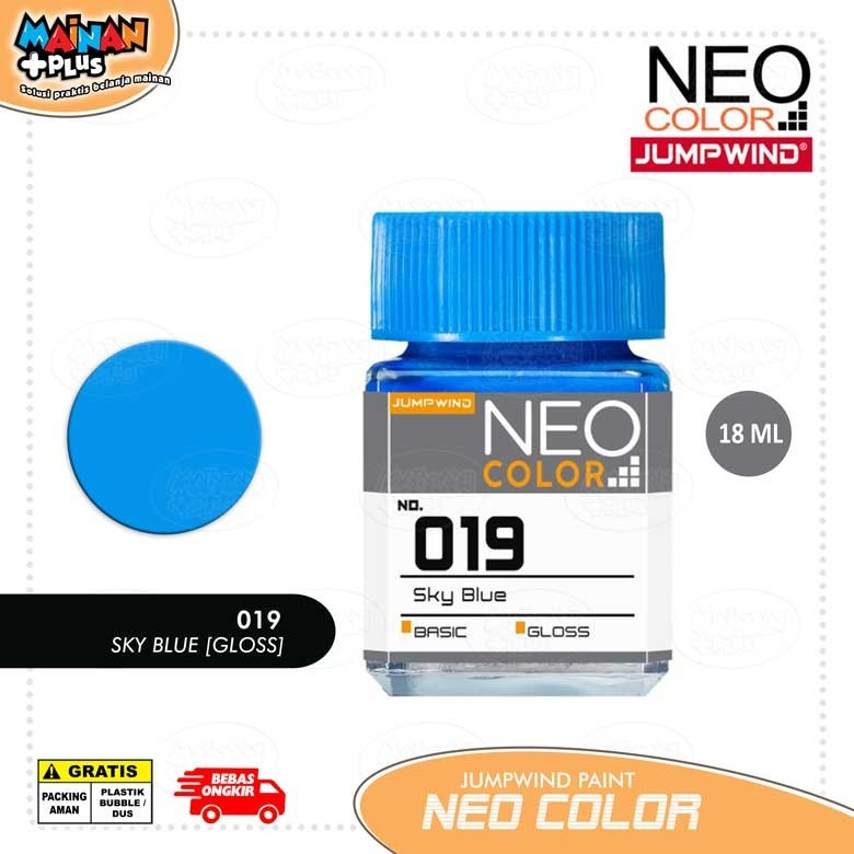 Jual JUMPWIND NEO COLOR 019 SKY BLUE Cat Gunpla Gundam Model Kit Paint ...