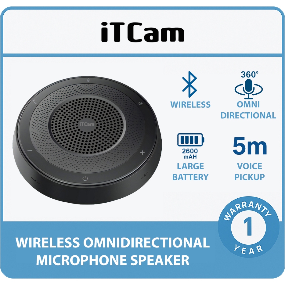 Jual iTCam Wireless Omnidirectional Microphone Speaker For Online ...