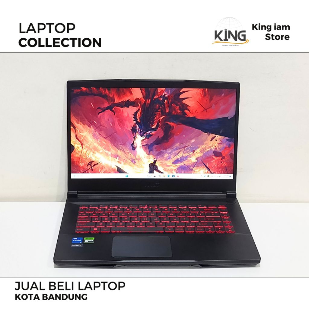 Jual Laptop Gaming MSI GF63 Thin | i5 Gen 12 | RTX 4050 | 16GB RAM ...