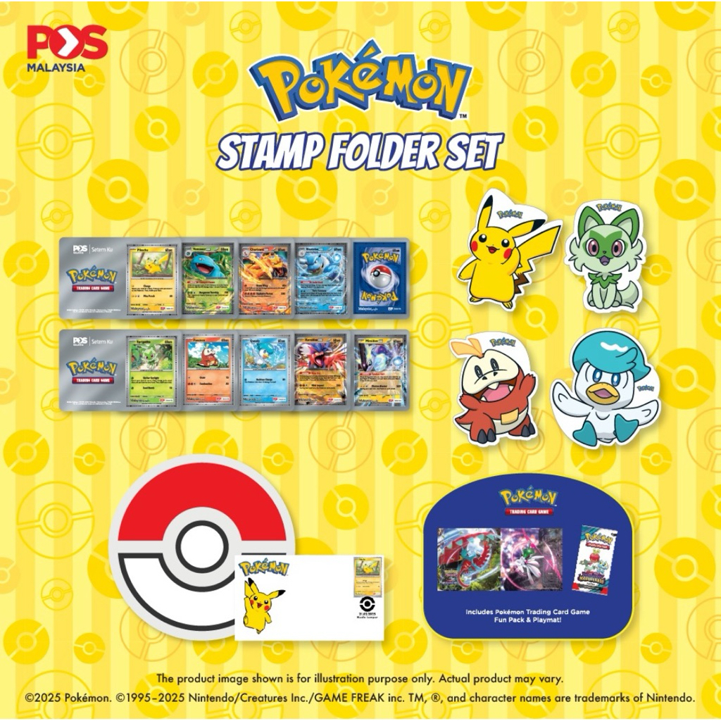 Jual Pokemon Special Edition Stamp Folder Set | Shopee Indonesia
