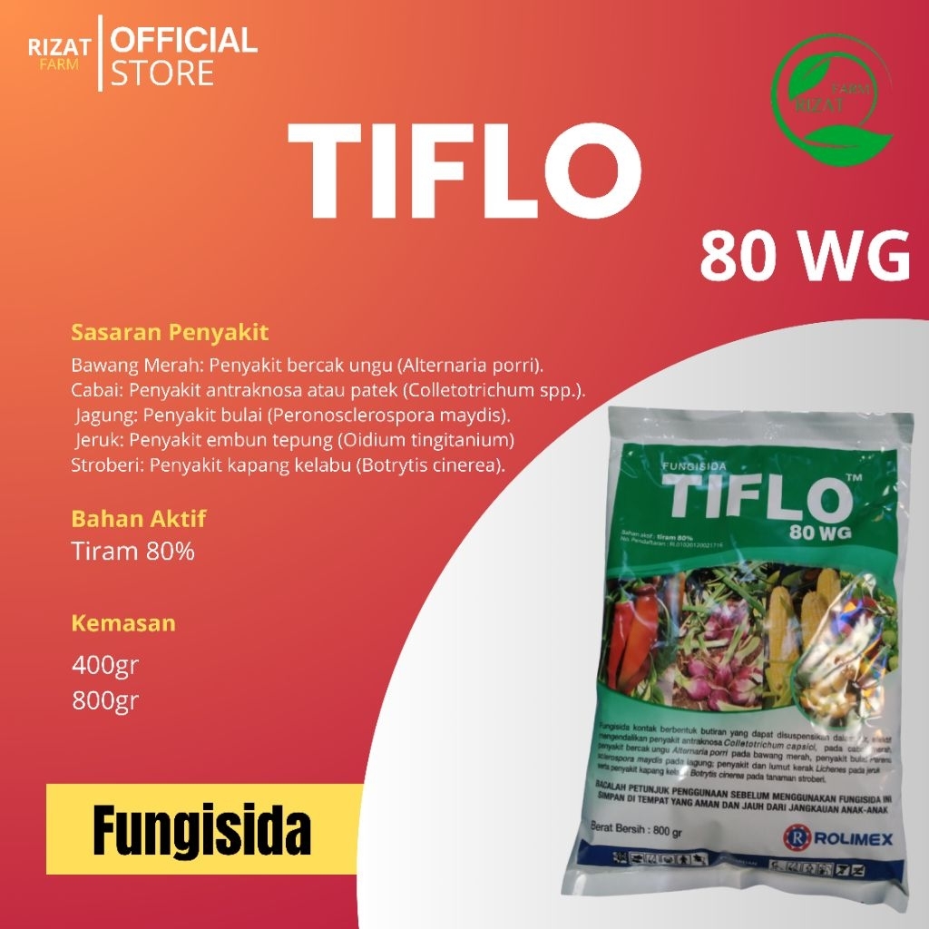 Jual Fungisida TIFLO 80WG - Spesialis Pelapis Benih Anti Busuk & Rebah ...