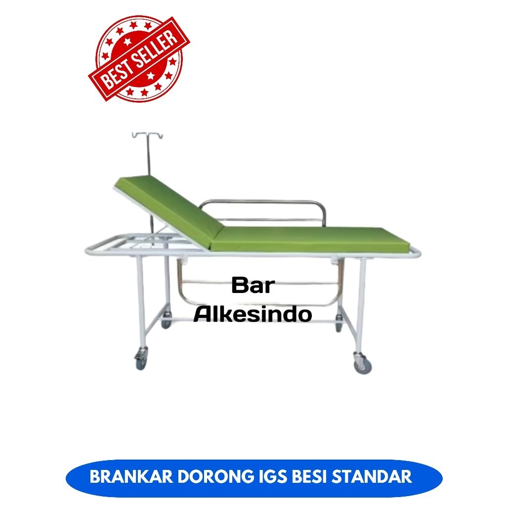 Jual Brankar IGD Besi | Brankar Dorong Standar Besi | Brankar Dorong ...