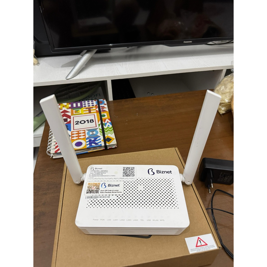 Jual Modem Huawei Echolife EG8145V5 modem wifi Biznet second normal ...