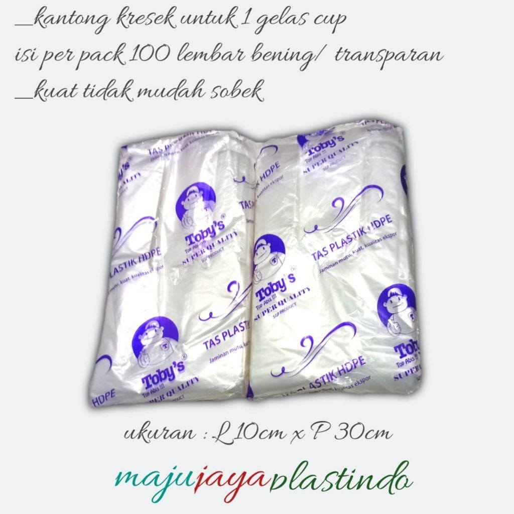 Jual ( HARGA GROSIRAN ) 1IKAT KANTONG PLASTIK 1GELAS ISI 100LEMBAR ...