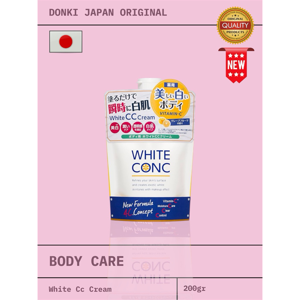 Jual •READY STOCK• White Conc CC Cream Body Brightening Whitening ...