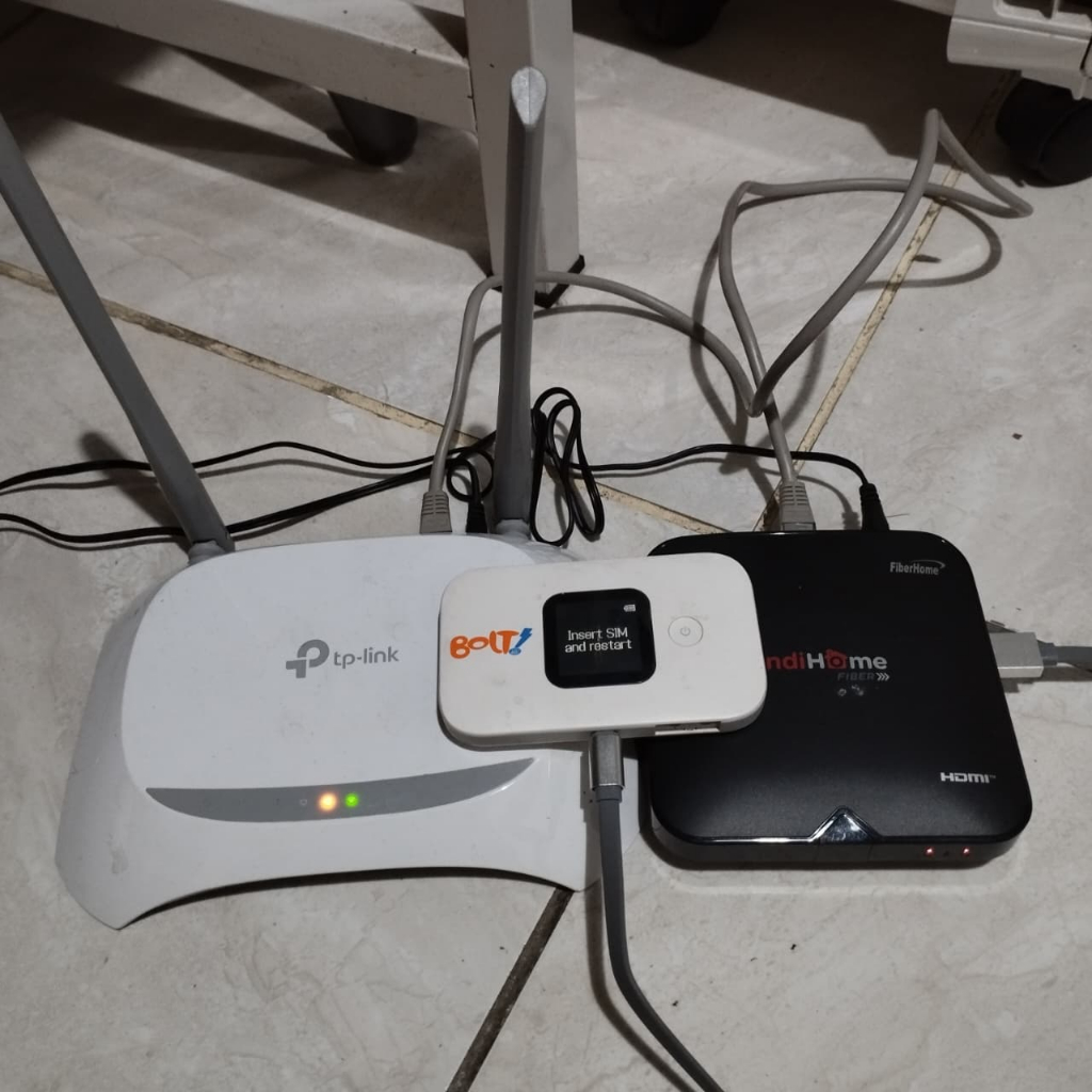 Jual Paketan OpenWRT STB HG680P 2GB Mod Kipas + Modem Huawei E5577 + Tp ...