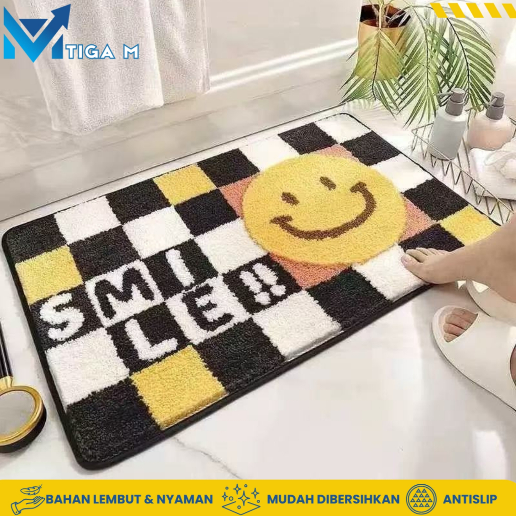 Jual Keset Alas Kaki Anti Slip Lembut 40x60cm / Keset Kamar Mandi Anti ...