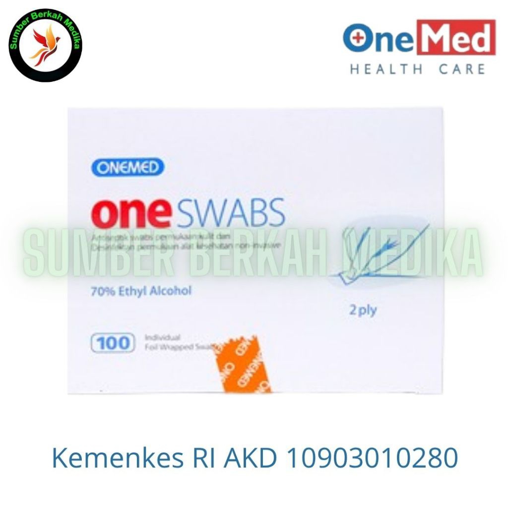 Jual ONEMED ALKOHOL SWAB ONE SWAB TISSUE ANTISEPTIK | Shopee Indonesia
