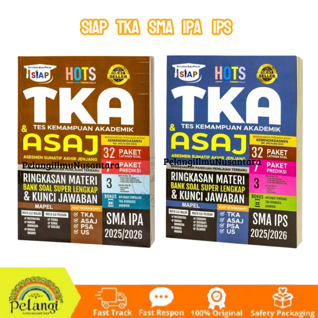 Jual Pelangi Ilmu Nusantara - Buku Siap TKA Hots SMA IPA IPS 2026 ...