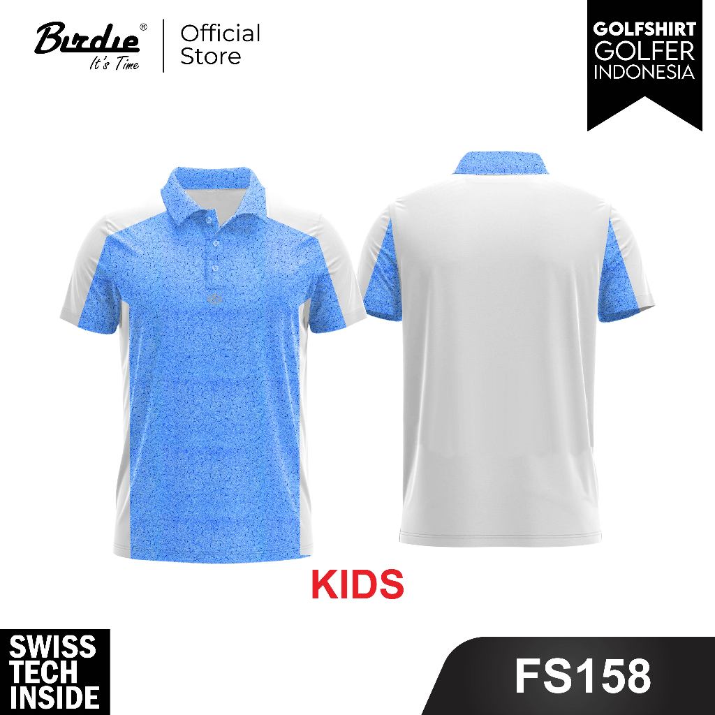 Jual Baju Polo Shirt Kids Golf Polyester Drifit CoolMax Birdie FS158 ...