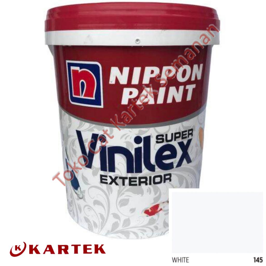 Jual Nippon Paint Vinilex Super Exterior WHITE 145 Cat Tembok Luar ...