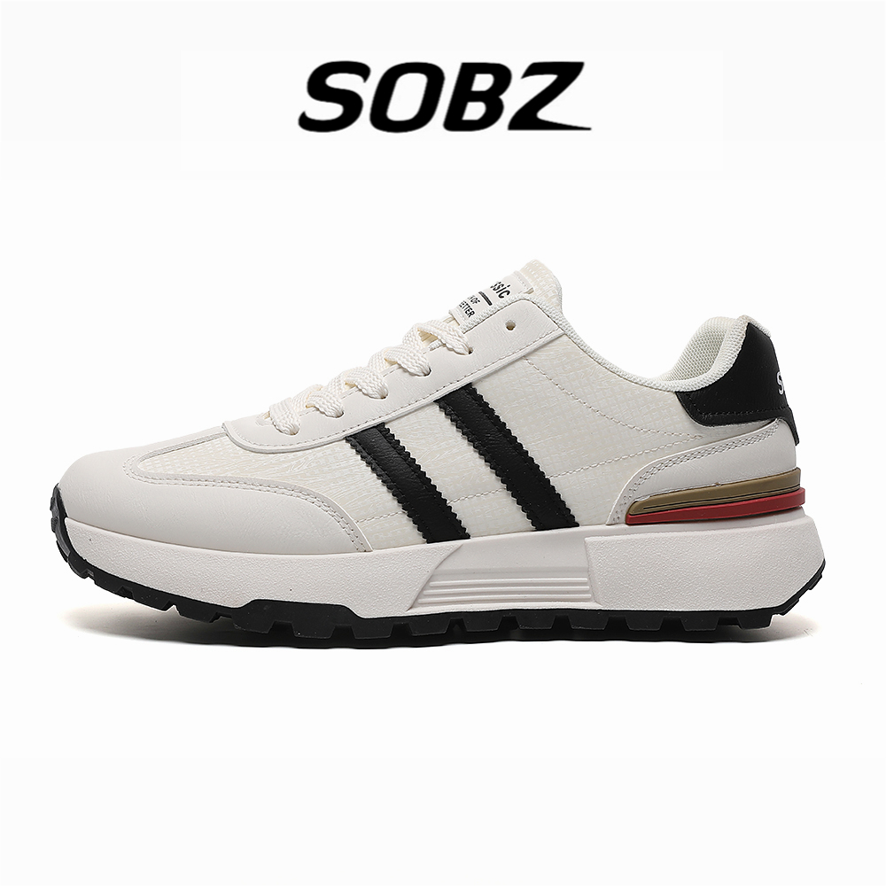 Jual SOBZ Sepatu kasual putih pria , gaya kampus yang keren, pakaian ...