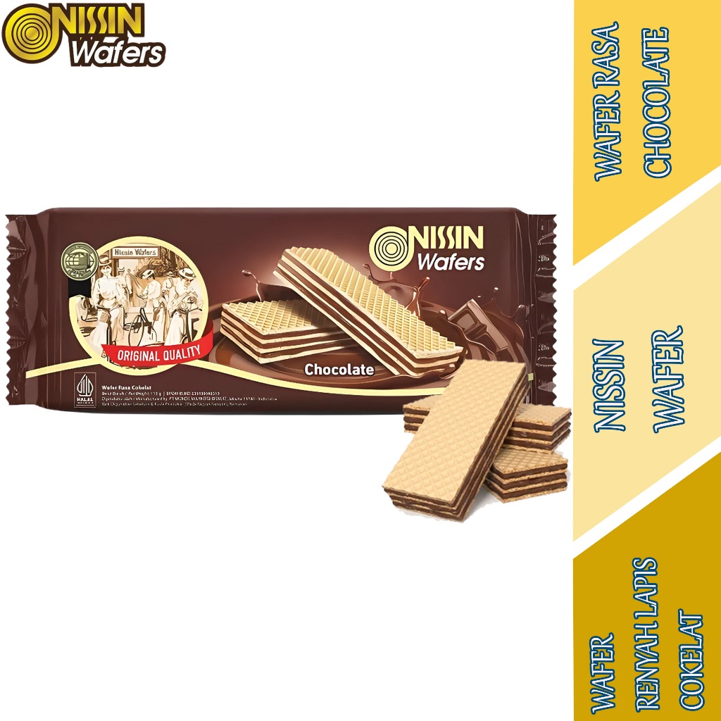 Jual Biskuit Wafer Cream Choco - Nissin Wafer - Wafer Renyah Rasa ...
