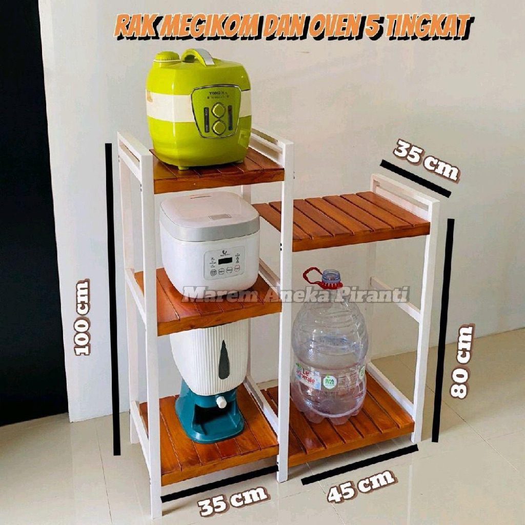 Jual RAK GABUNG 5 TINGKAT | Rak megicom | Rak oven | Rak Dispenser ...