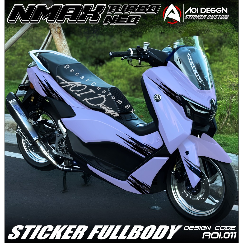 Jual Decal Stiker Nmax Turbo/Neo New Fullbody Desain Gradasi Warna ...